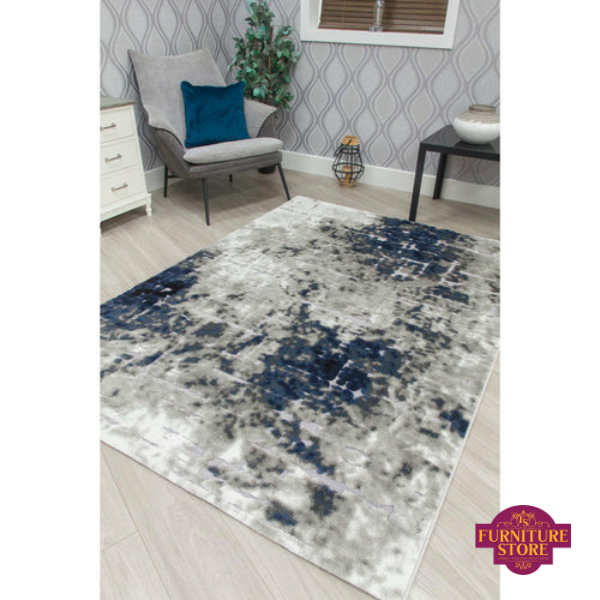 Bellini Rug Navy/Grey | Mats and Rugs | Furniture Store NI